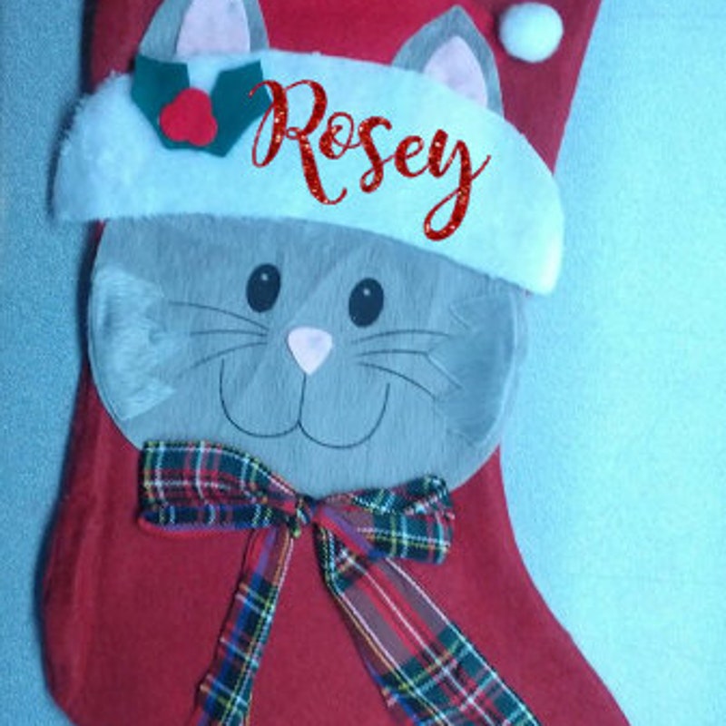 Cat Stocking - Etsy