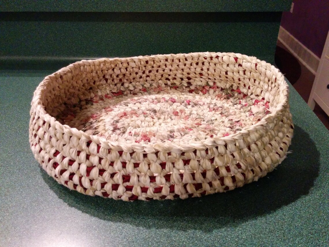 Oval Toothbrush Rag Rug/pet Bed/basket Pattern Digital Download - Etsy