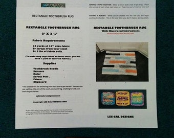 Amish Toothbrush Rag Rug - Etsy