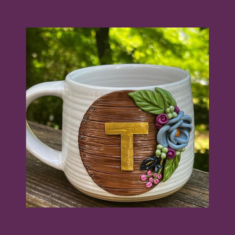 Initial Mugs - Etsy