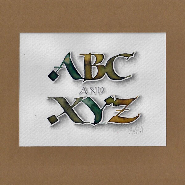 Original Calligraphy - Etsy