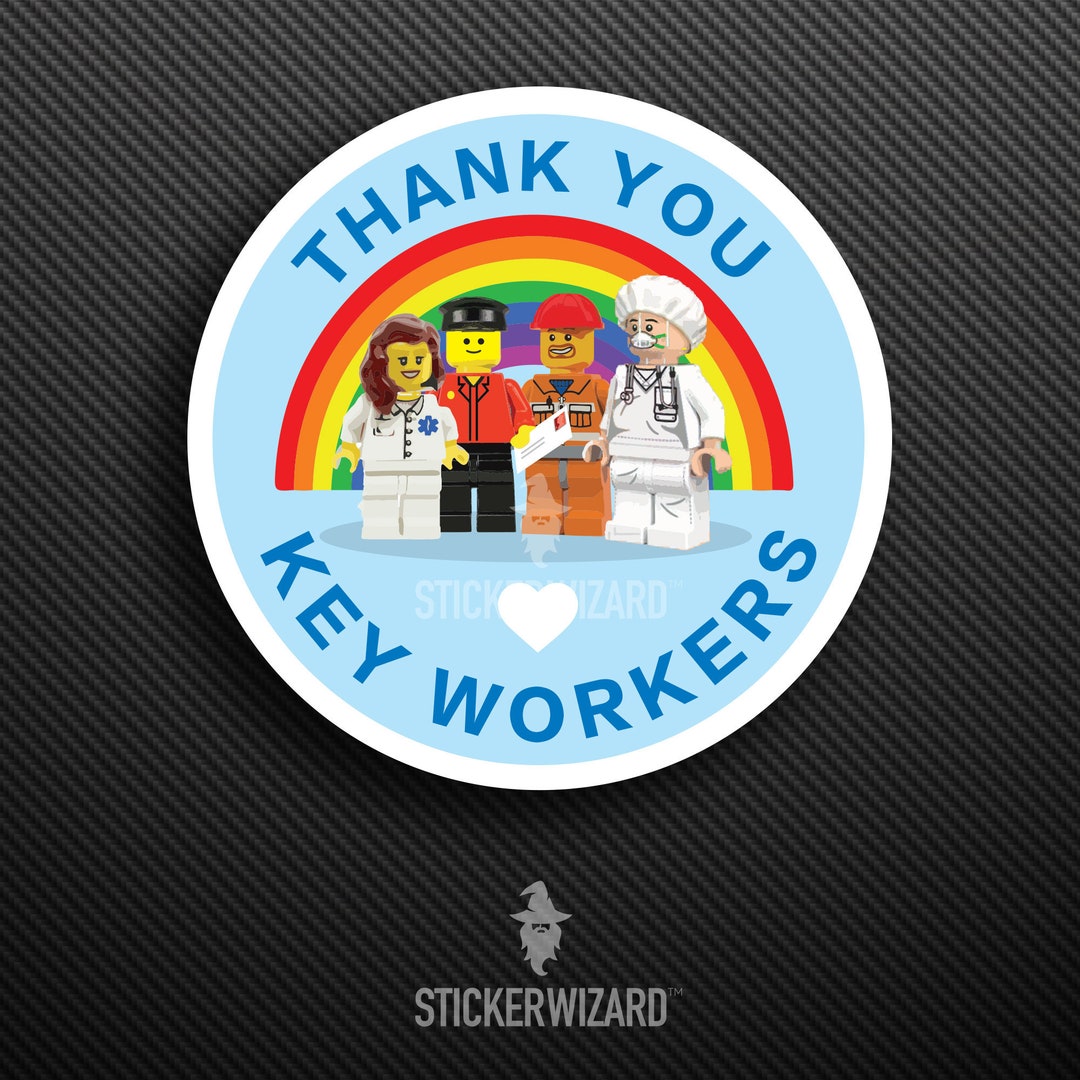 Thank You KEY WORKERS Sticker - NHS Decal | Car Window Decal - Etsy