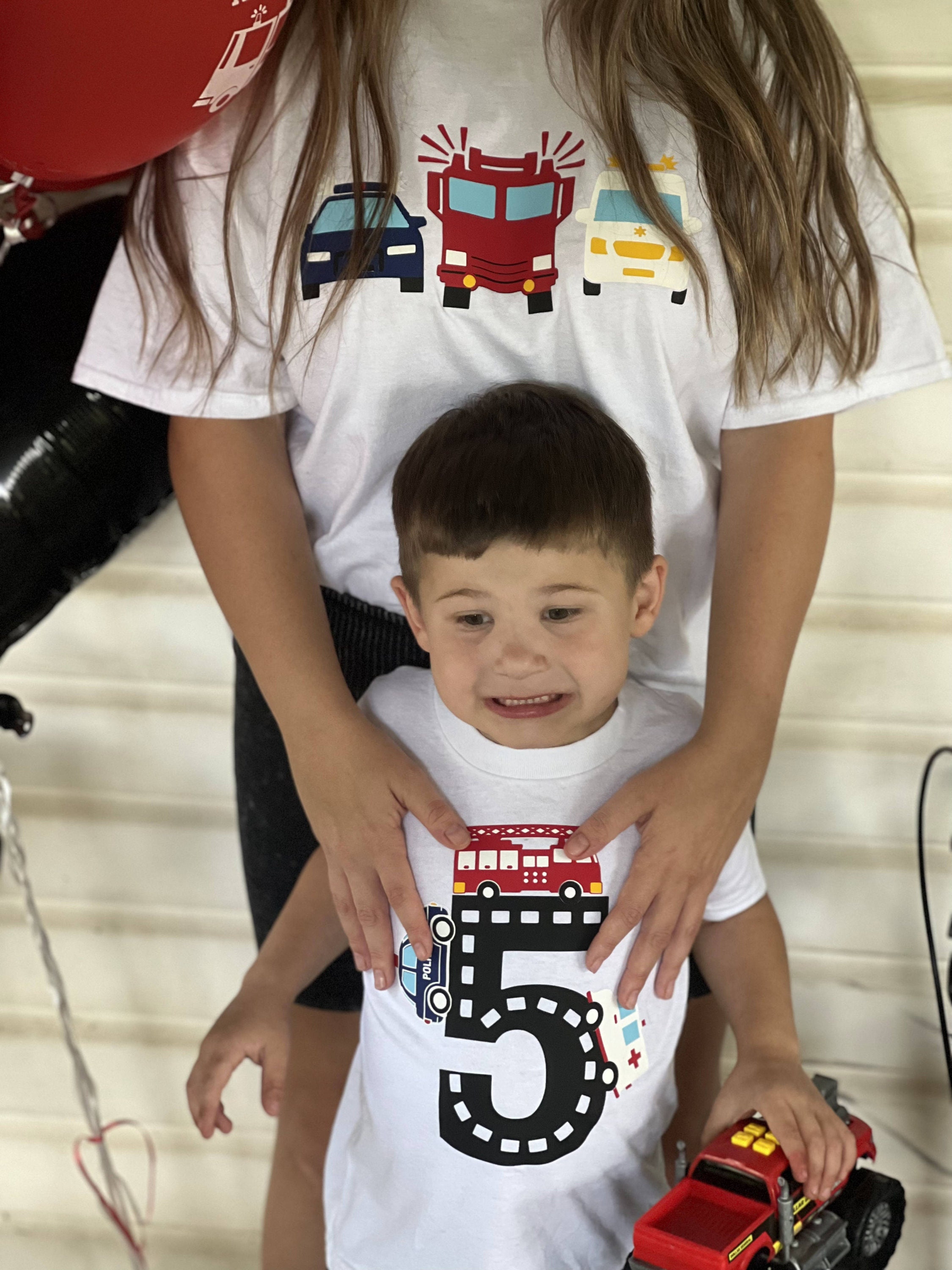 First Responders Theme Birthday Party Mom/ Parent Shirt - Etsy