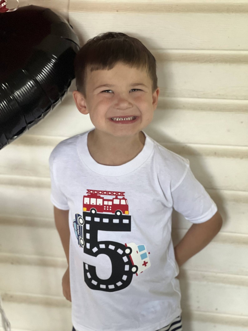 First Responders Theme Birthday Party Mom/ Parent Shirt - Etsy