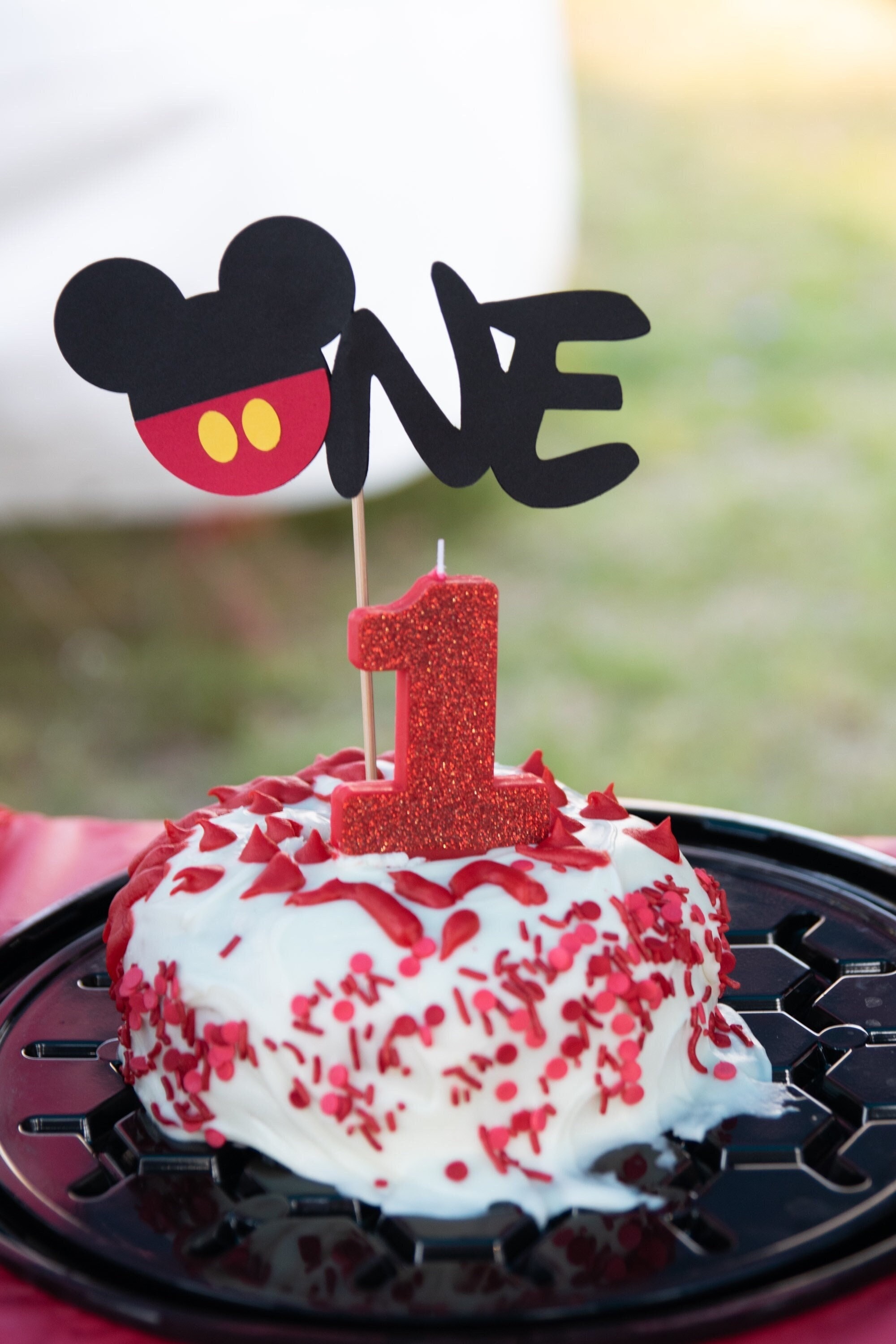 Mickey Mouse 1st Birthday Cake Toppers