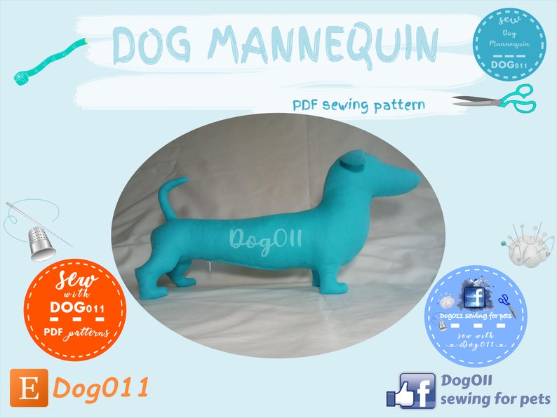 Dog Mannequin / Pet Mannequin / Pet Clothes Mannequin / PDF Sewing ...
