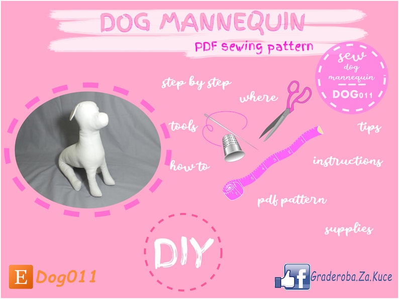 Dog Mannequin / Pet Mannequin / Pet Clothes Mannequin / PDF - Etsy