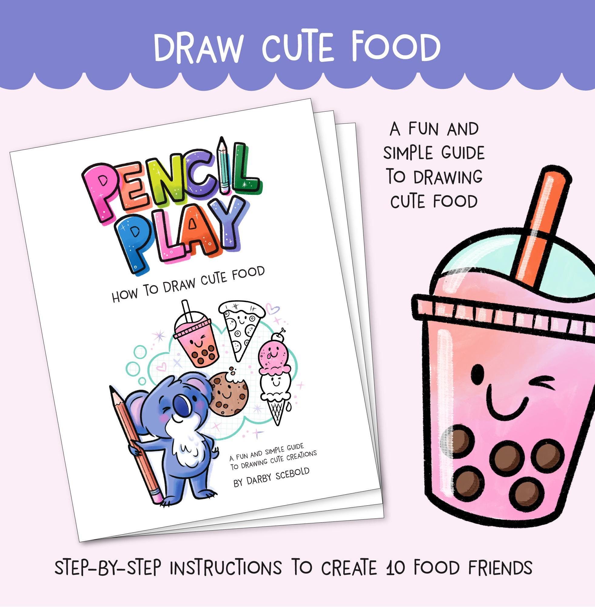 How to Draw Food | Art Lessons, Drawing Lessons, Learn to Draw, Cute ...