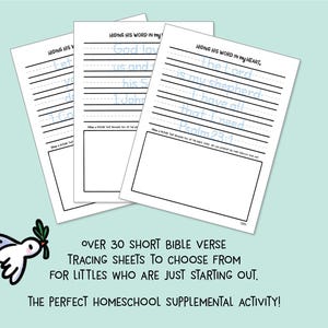 Printable Scripture Journal for Kids | Scripture Copywork, Bible Verse ...