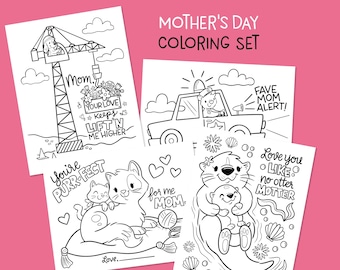 Christian Coloring Pages for Mother’s Day - Etsy