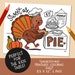 Thanksgiving Printable Coloring Page, Turkey Coloring Page for Kids ...