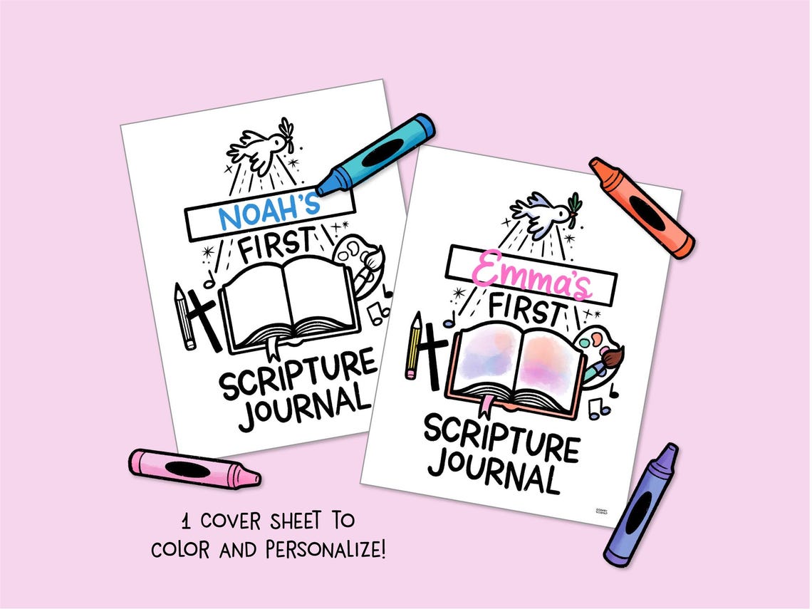 Printable Scripture Journal for Kids | Scripture Copywork, Bible Verse ...