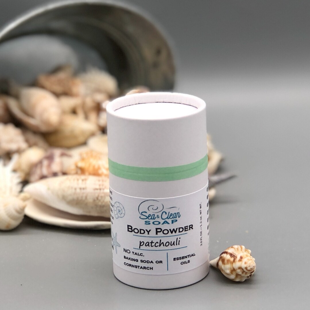Body Powder, Patchouli Essential Oils, Plastic Free Shaker Top - Etsy