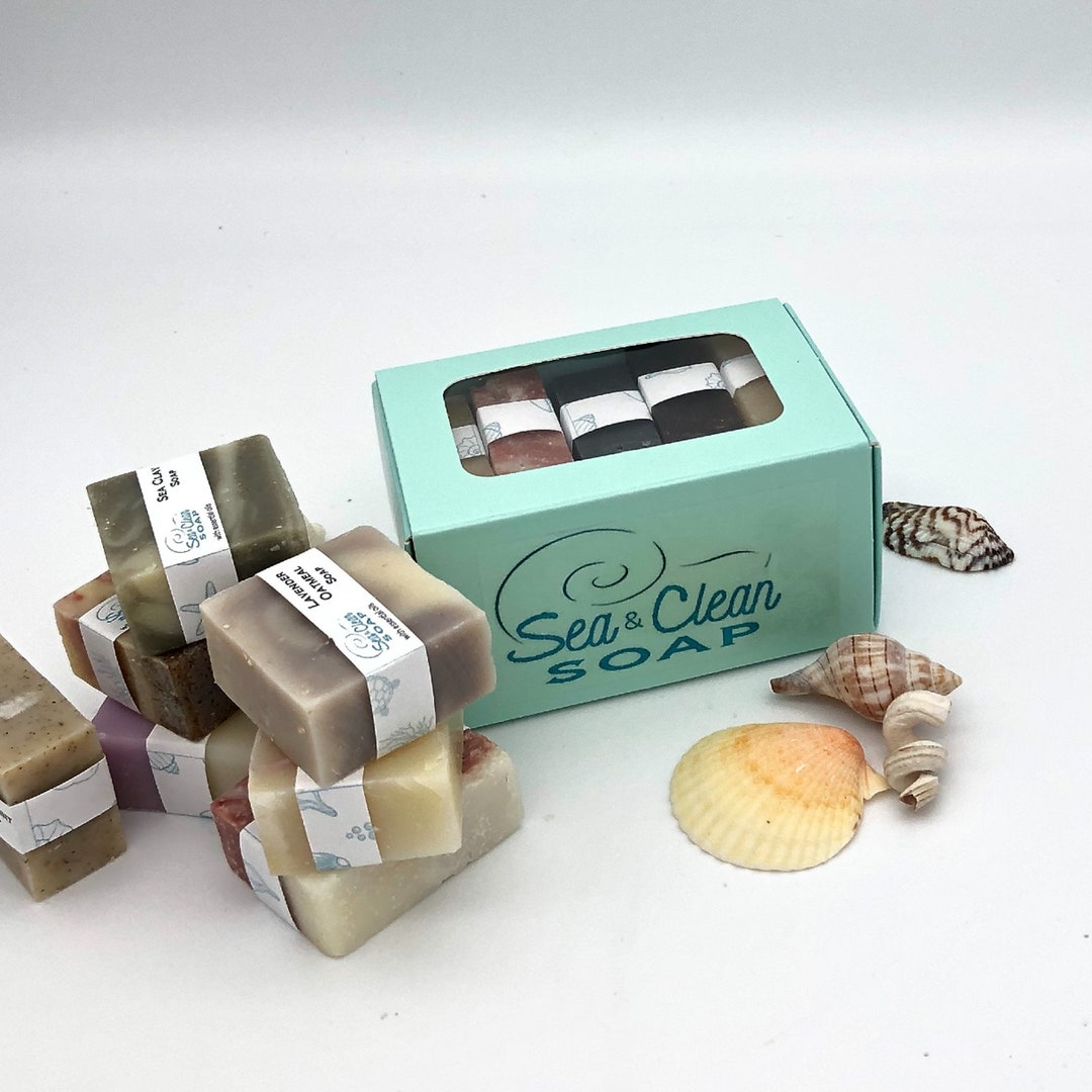 Natural Soap Samples 7 Mini Bars in a Gift Box With Essential Oils - Etsy
