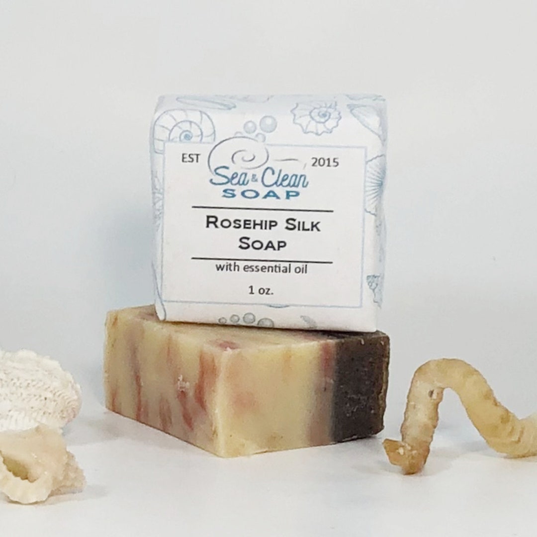 Rosehip Silk Soap Mini Natural With Essential Oils - Etsy