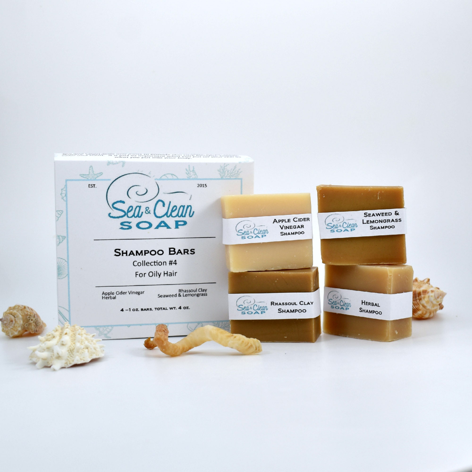 Shampoo Mini 4 Bars Variety Made With Essential Oils - Etsy