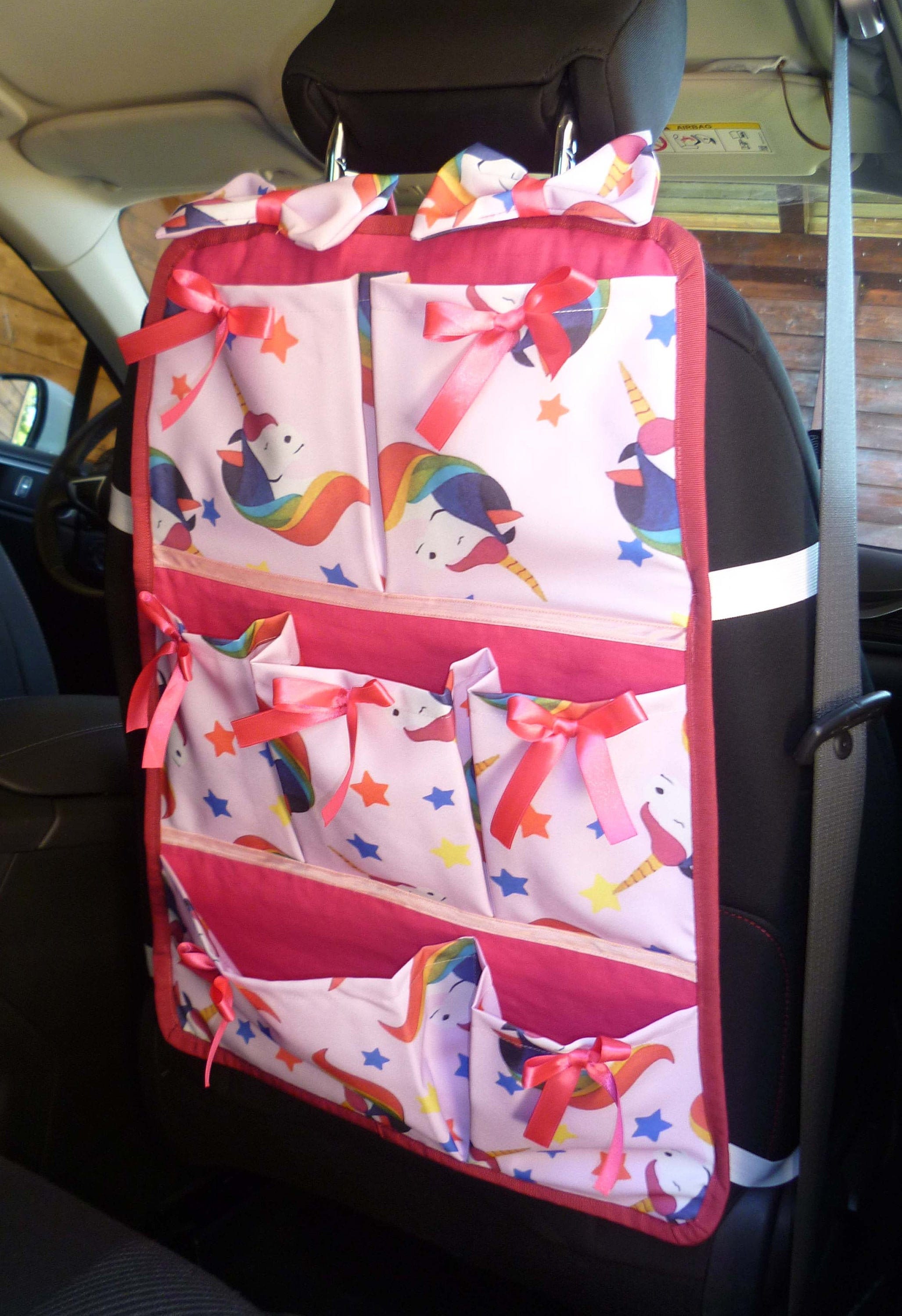 Pink car organizer store