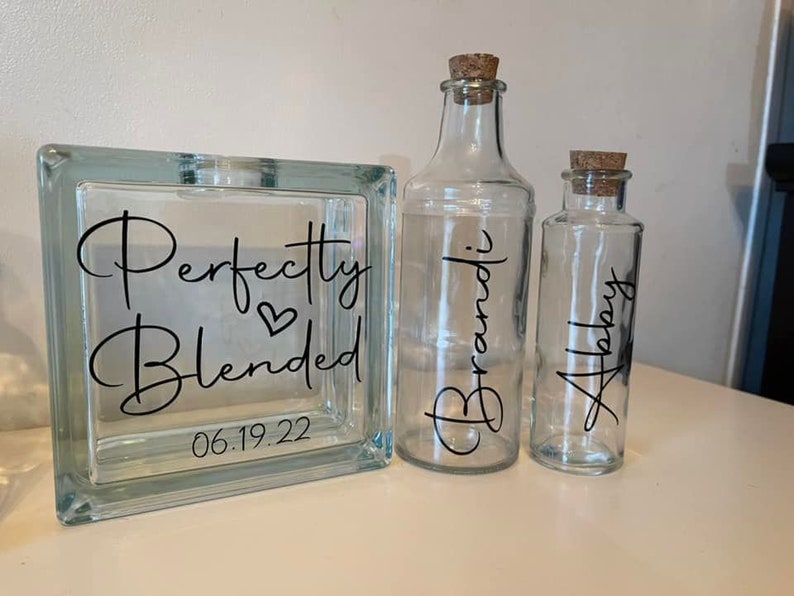 Unity Sand Ceremony Set Blended Family Sand Ceremony | Etsy