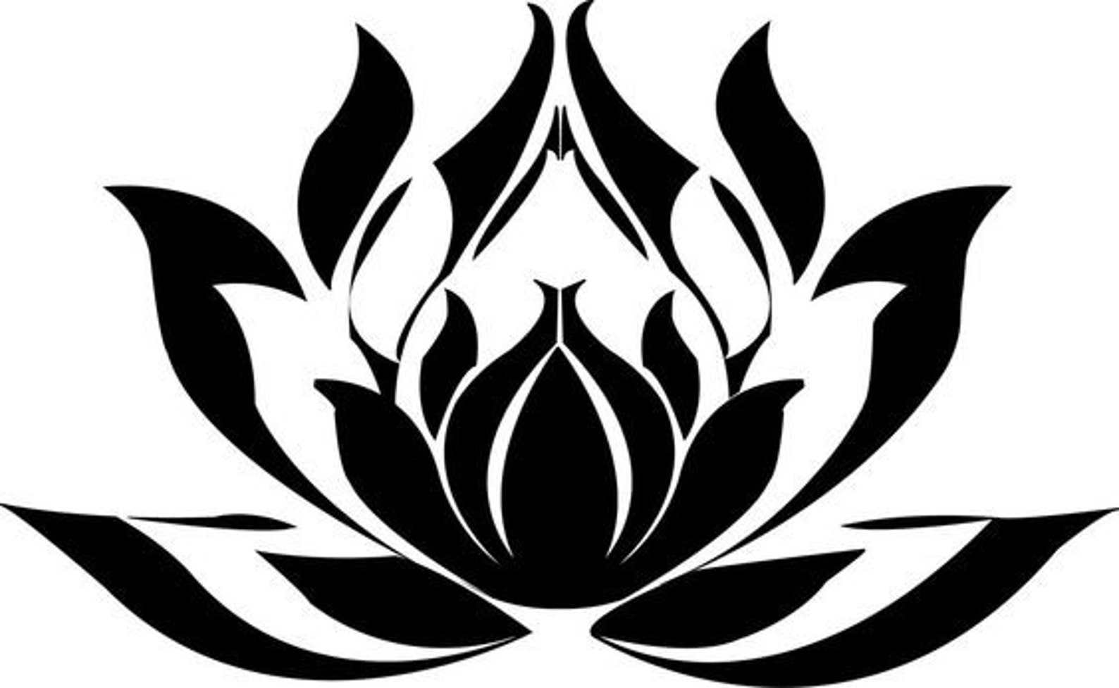 Lotus Flower Decal Car Decal Window Decal Lotus Flower Zen - Etsy