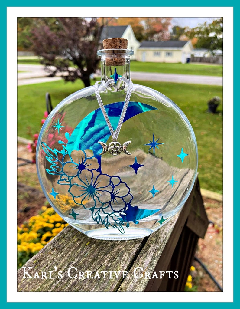 Moon Water Jar Moon Water Moon Water Bottle Moon Ritual - Etsy