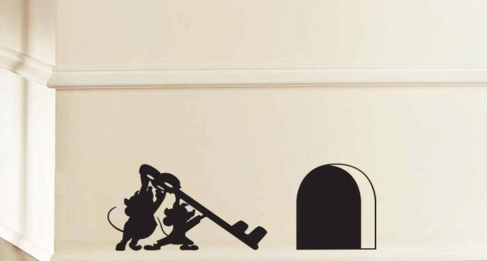 Disney Decal Jaq and Gus Mouse House Cinderella Mice Vinyl - Etsy