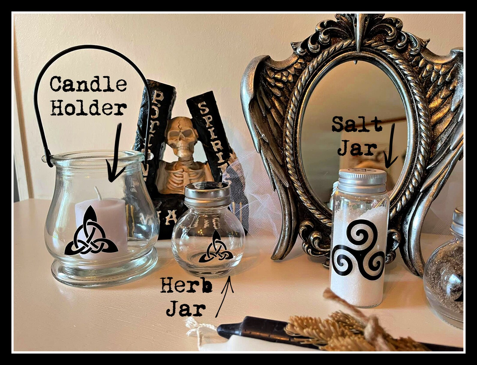 Alter Jars Herb Jars Potion Jars Potion Bottles Herb - Etsy