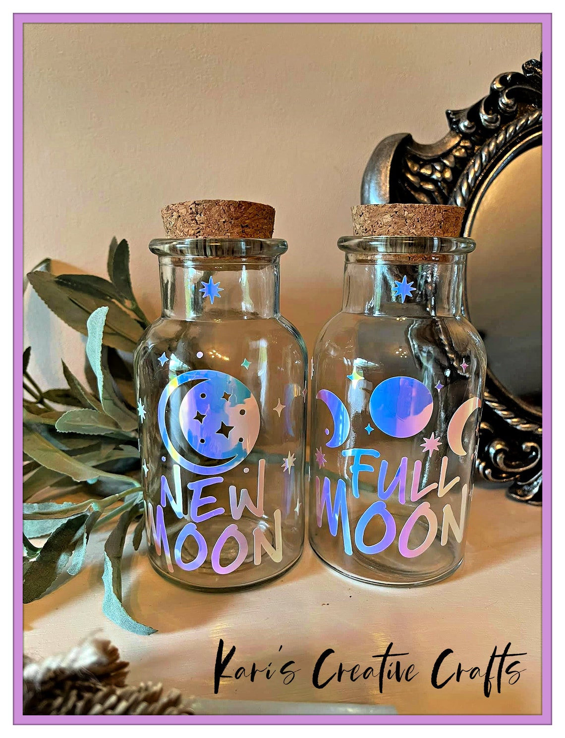 Moon Water Jar Moon Water Moon Water Bottle Witchcraft | Etsy