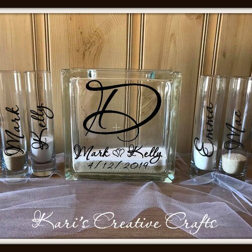 Unity Sand Ceremony Set Blended Family Sand Ceremony Wedding - Etsy