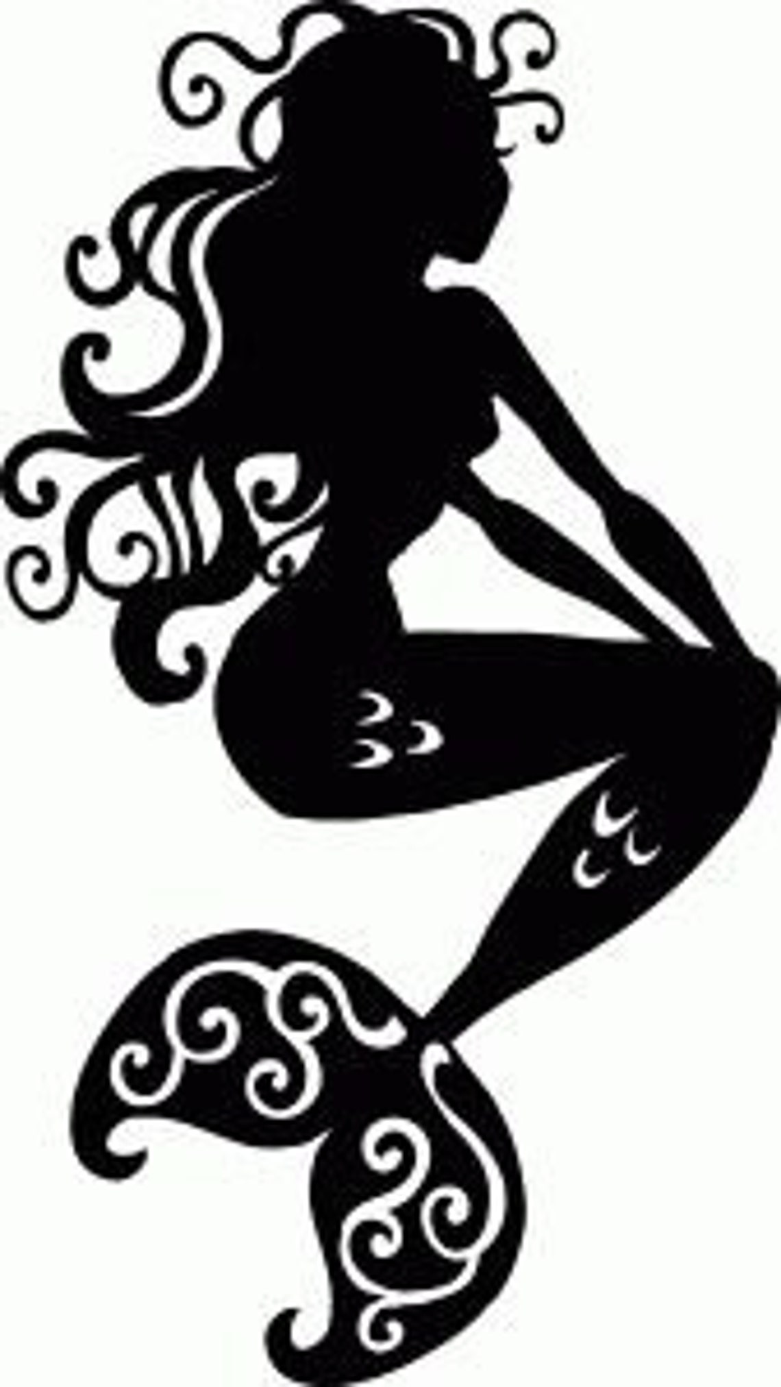 Mermaid Decal Natural Decal Mermaid Life Car Decal Laptop - Etsy