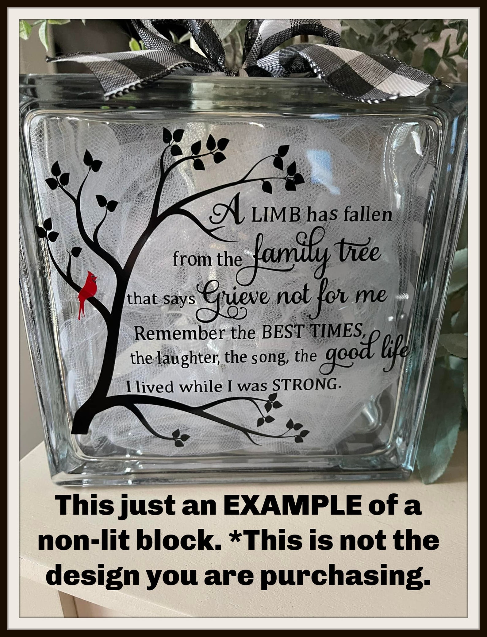 Sister Glass Block Light Sibling Gift Night Light Glass - Etsy