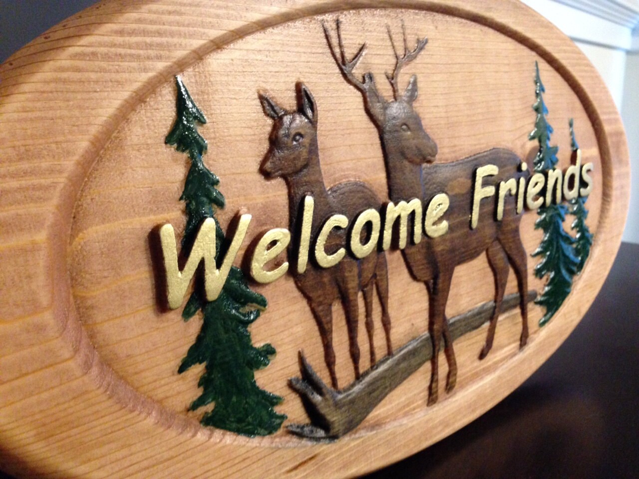 Wood Carved Welcome Sign Cabin Sign Welcome Sign Wedding - Etsy