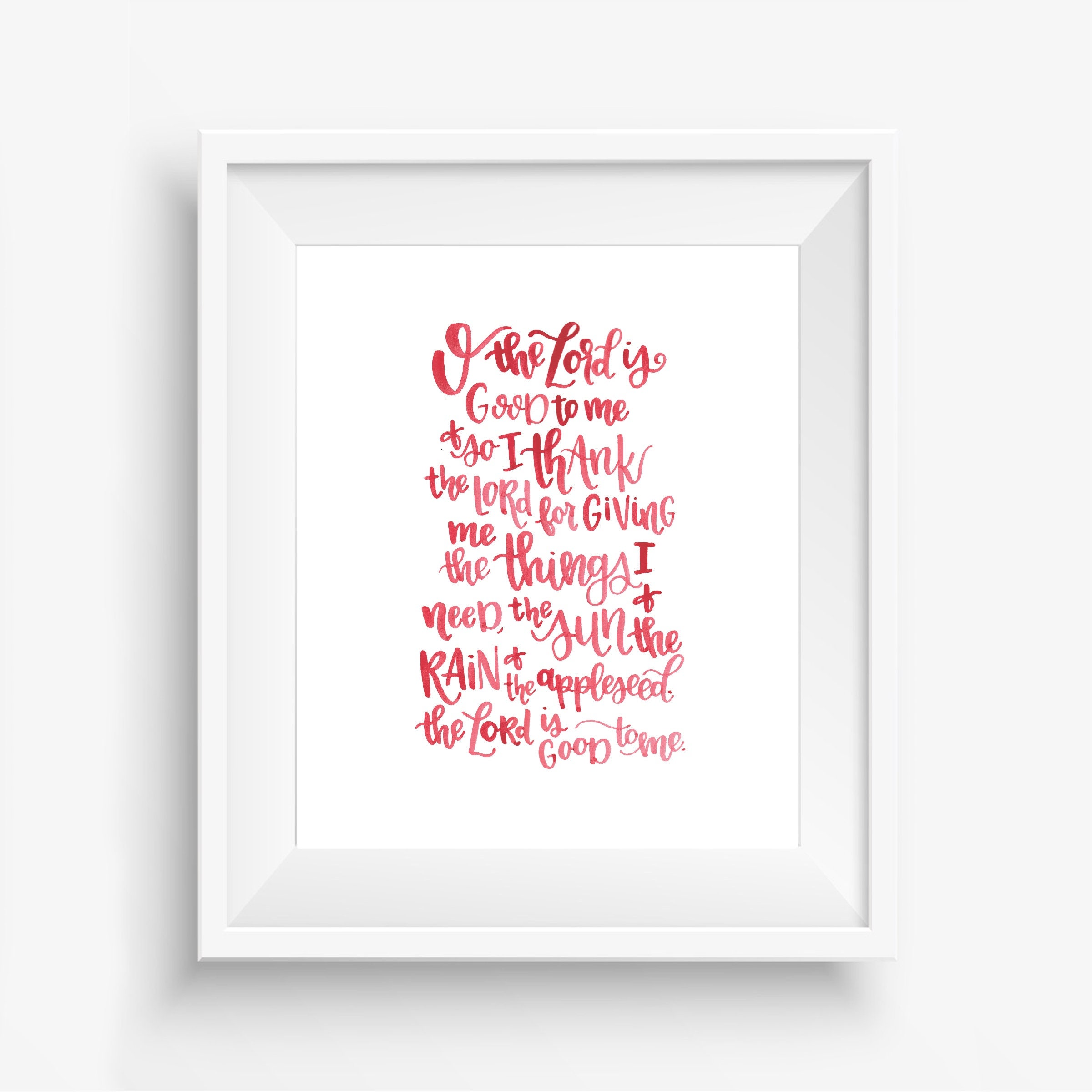 Johnny Appleseed Poem