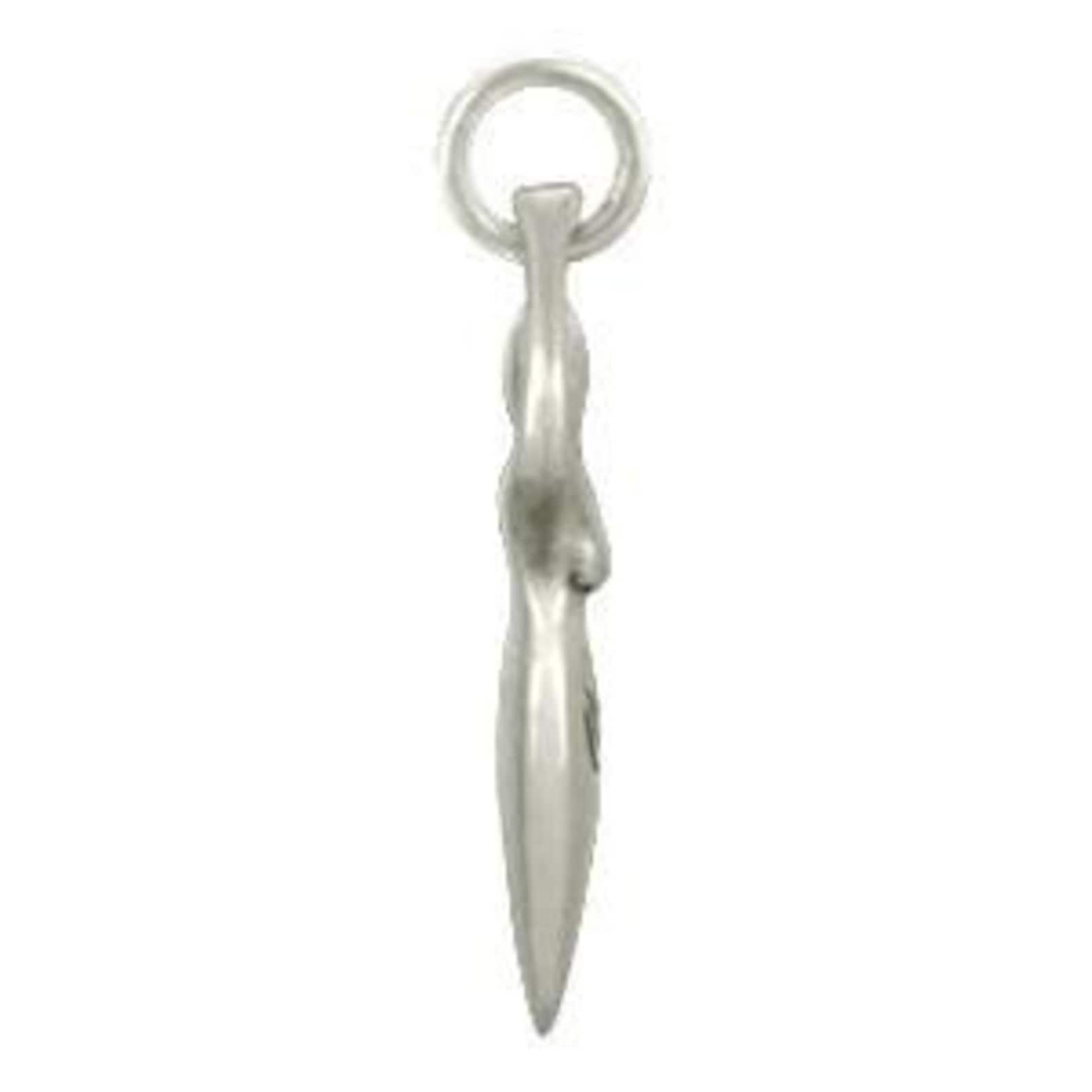 Sterling Silver Fertility Goddess Charm Goddess Pendant Moon - Etsy