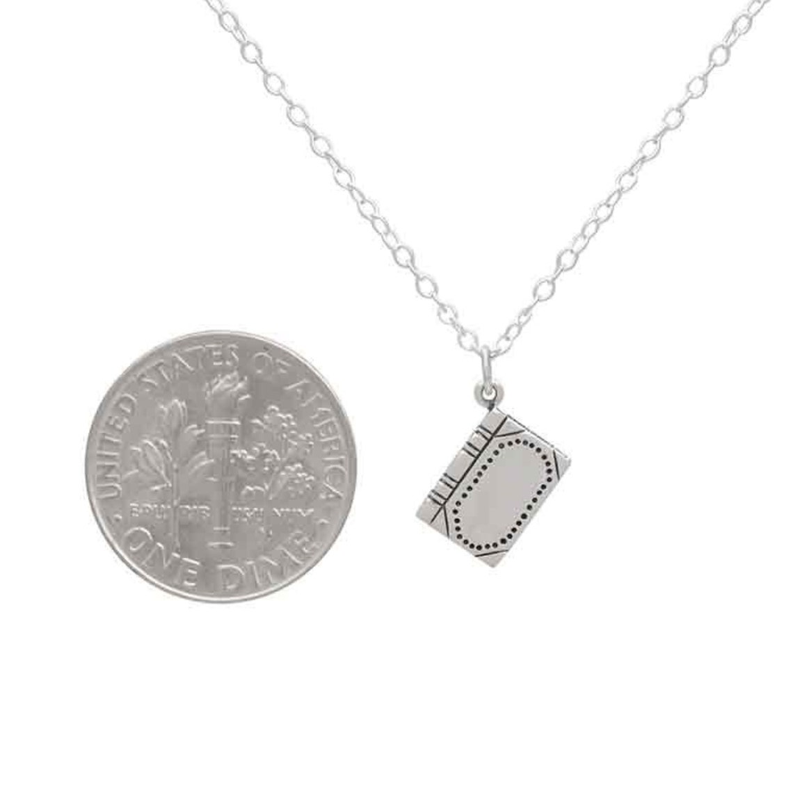 Sterling Silver Realistic Book Charm – Gift for Book Lover, Teacher ...