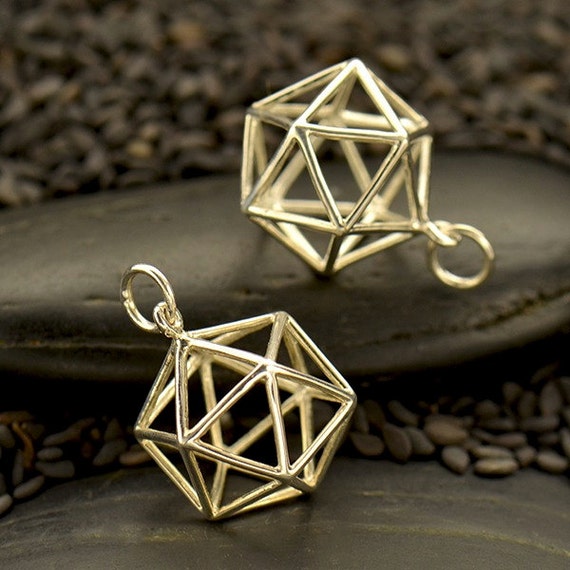 Sterling Silver Sacred Geometry Geometric Charm Wire - Etsy
