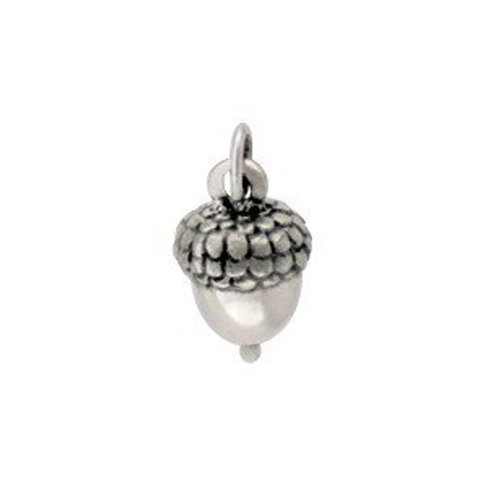 Sterling Silver Acorn Charm Acorn Necklace Acorn Jewelry - Etsy