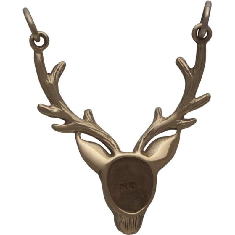 Sterling Silver Realistic Stag Stag Head Festoon Stag | Etsy