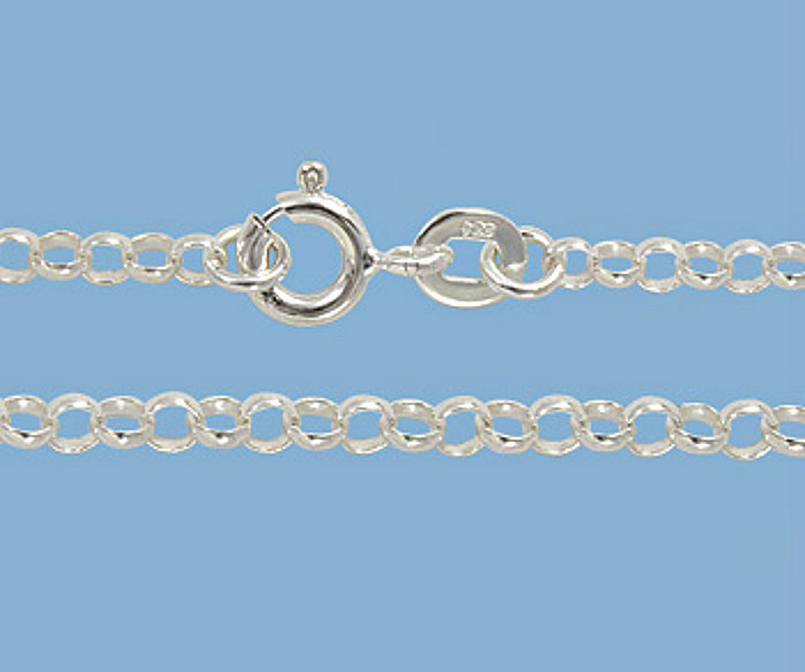 Sterling Silver Rolo Chain 18 Inch Chain Silver Chain - Etsy