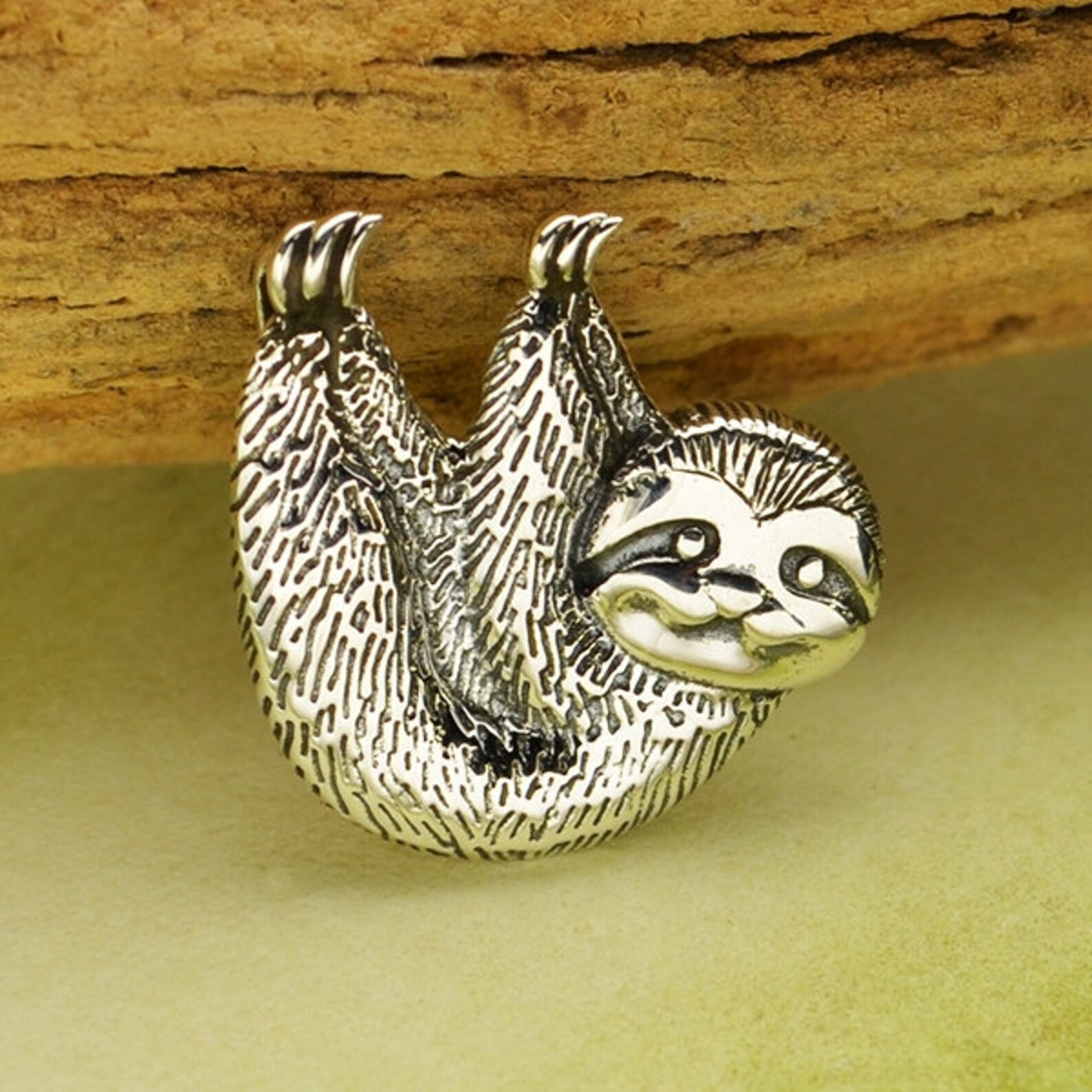 Sterling Silver Sloth Charm Silver Sloth Sloth Jewelry - Etsy