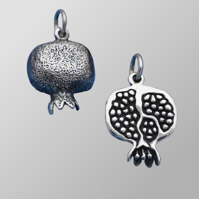 Pomegranate Charm - Etsy