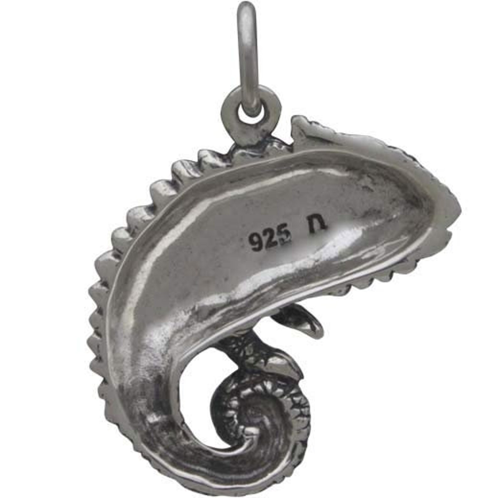 Sterling Silver Chameleon Charm Reptile Jewelry Animal | Etsy