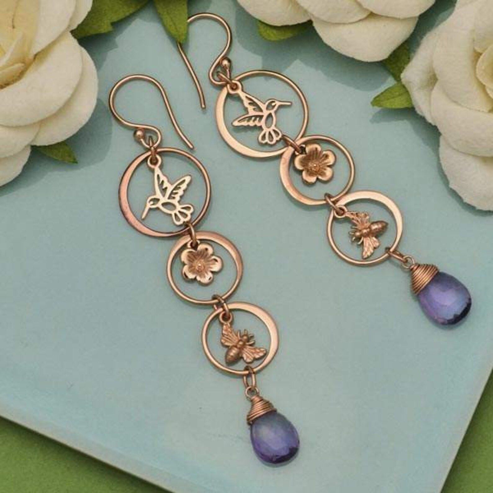 Sterling Silver Cherry Blossom Charm, Spring Flower Jewelry - Etsy
