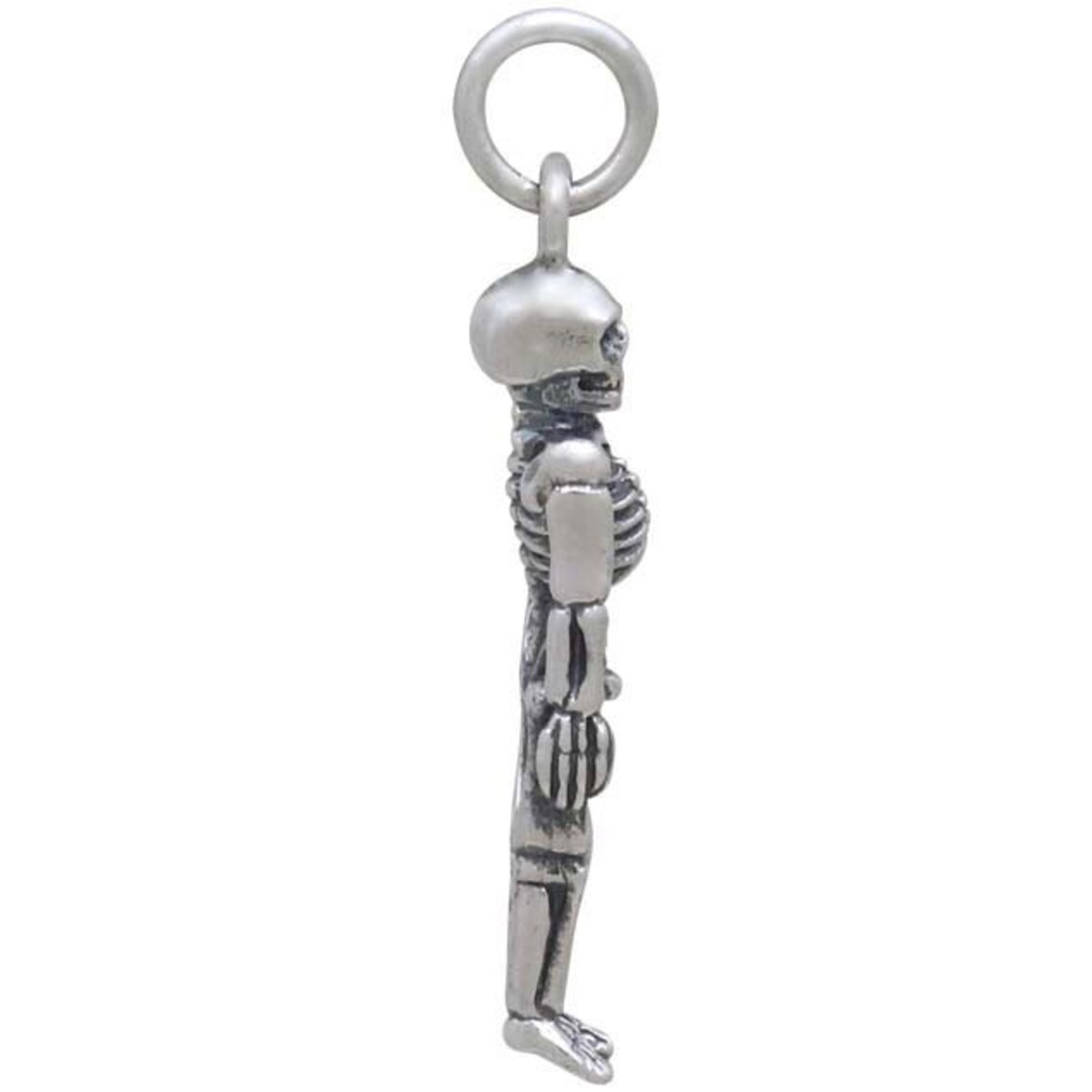 Sterling Silver Human Skeleton Anatomical Charms, Halloween Gifts, Best ...