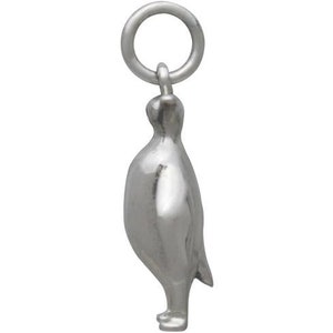 Sterling Silver Penguin Charm, Penguin Jewelry, Silver Penguin, Animal ...