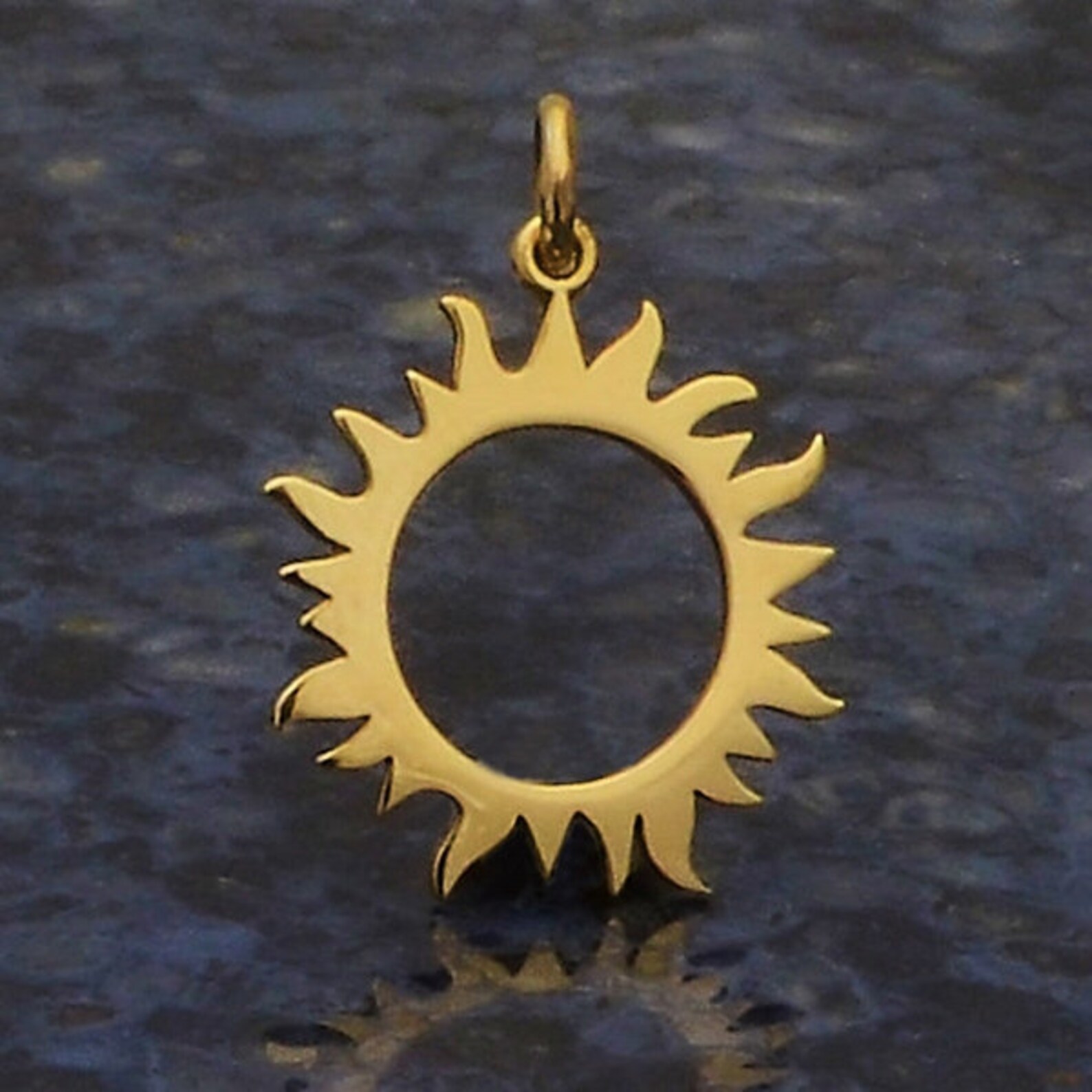Sterling Silver Eclipse Charm Sun Charm Solar Eclipse - Etsy