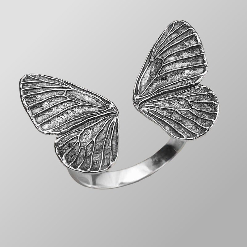 Butterfly Ring - Etsy
