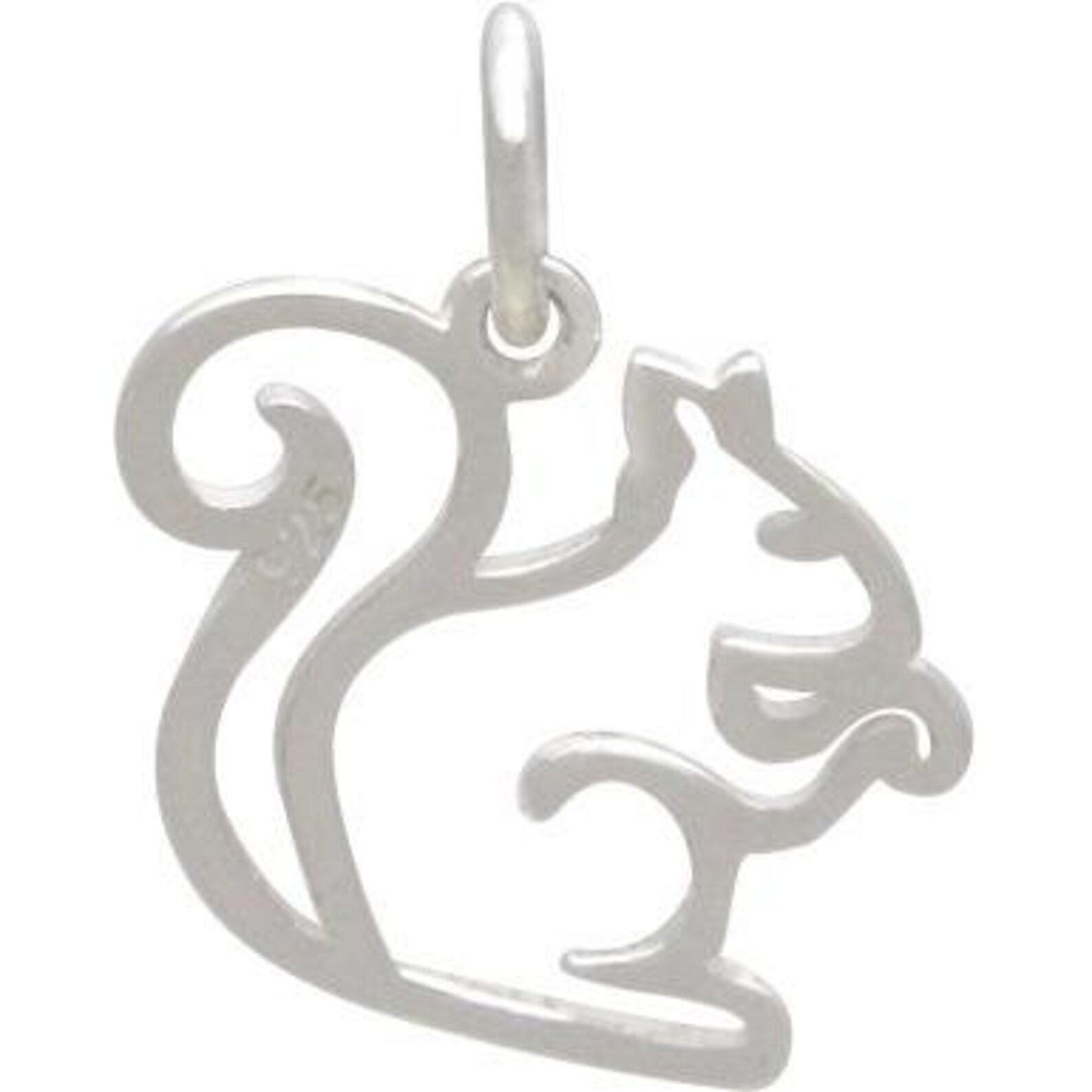 Sterling Silver Squirrel Charm Squirrel Jewelry Silver - Etsy