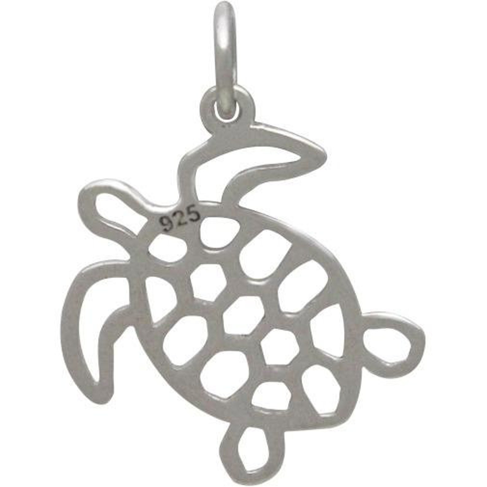 Sterling Silver Sea Turtle Charm Silver Sea Turtle Turtle - Etsy