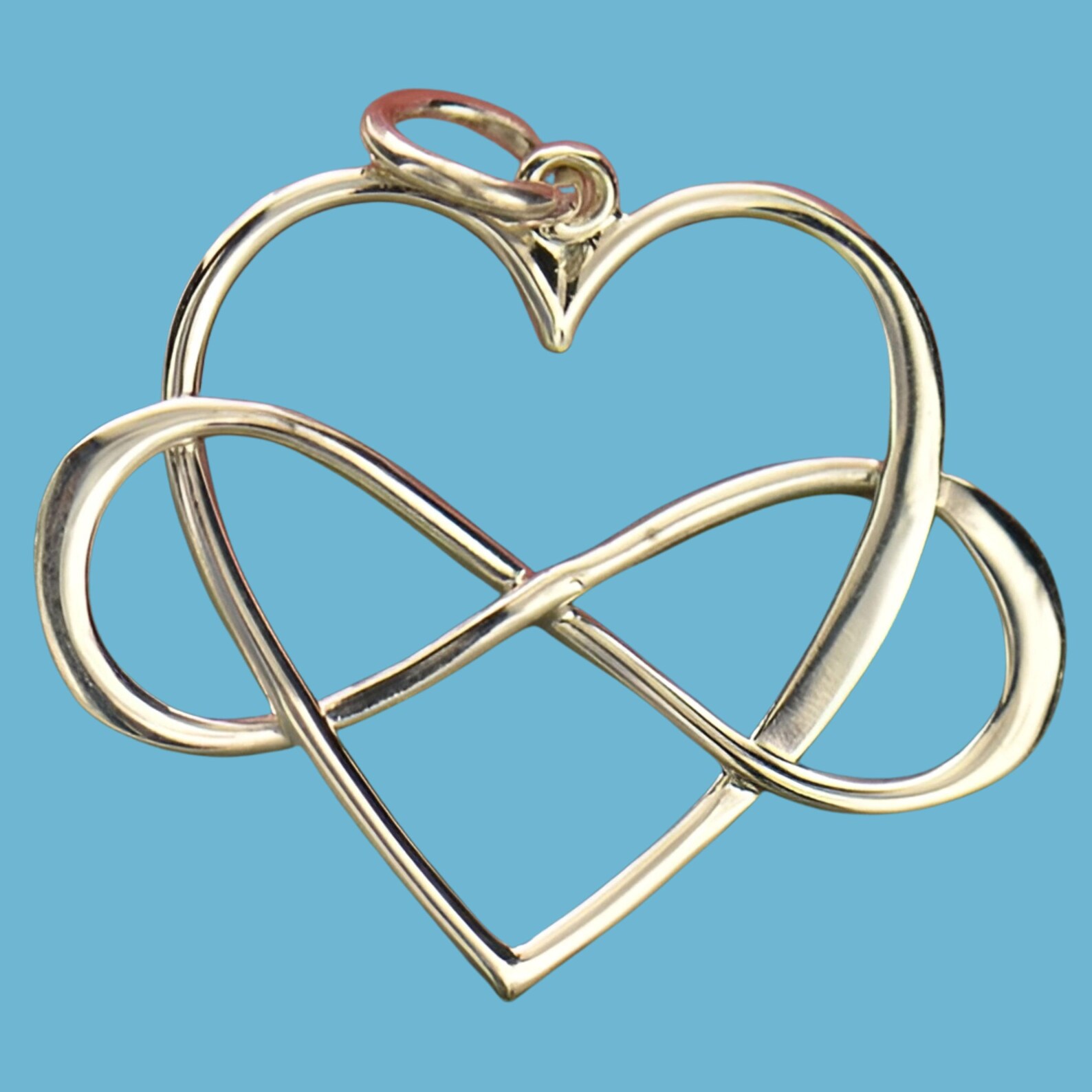 Infinity, Heart Charm, 50th Birthday Gift, Gift for Wife, Infinity ...