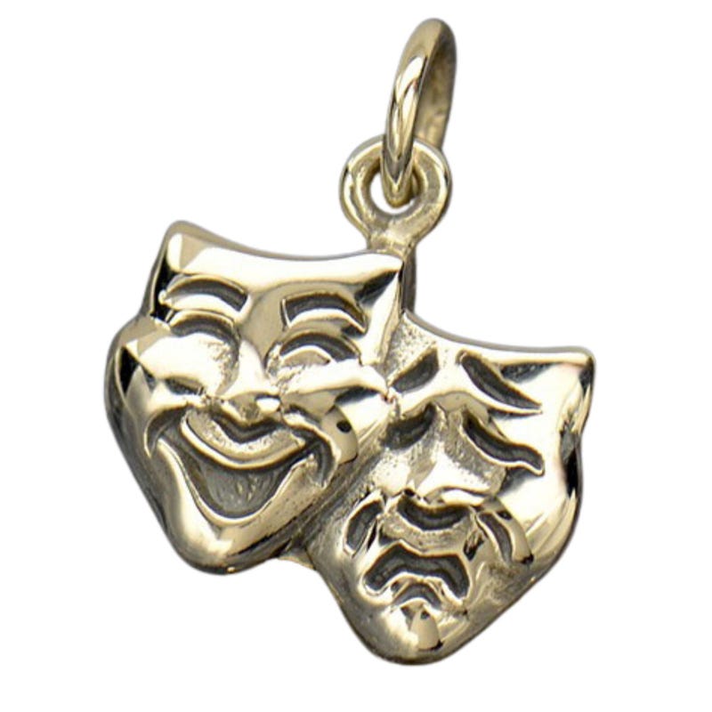 Drama Masks Charm - Etsy